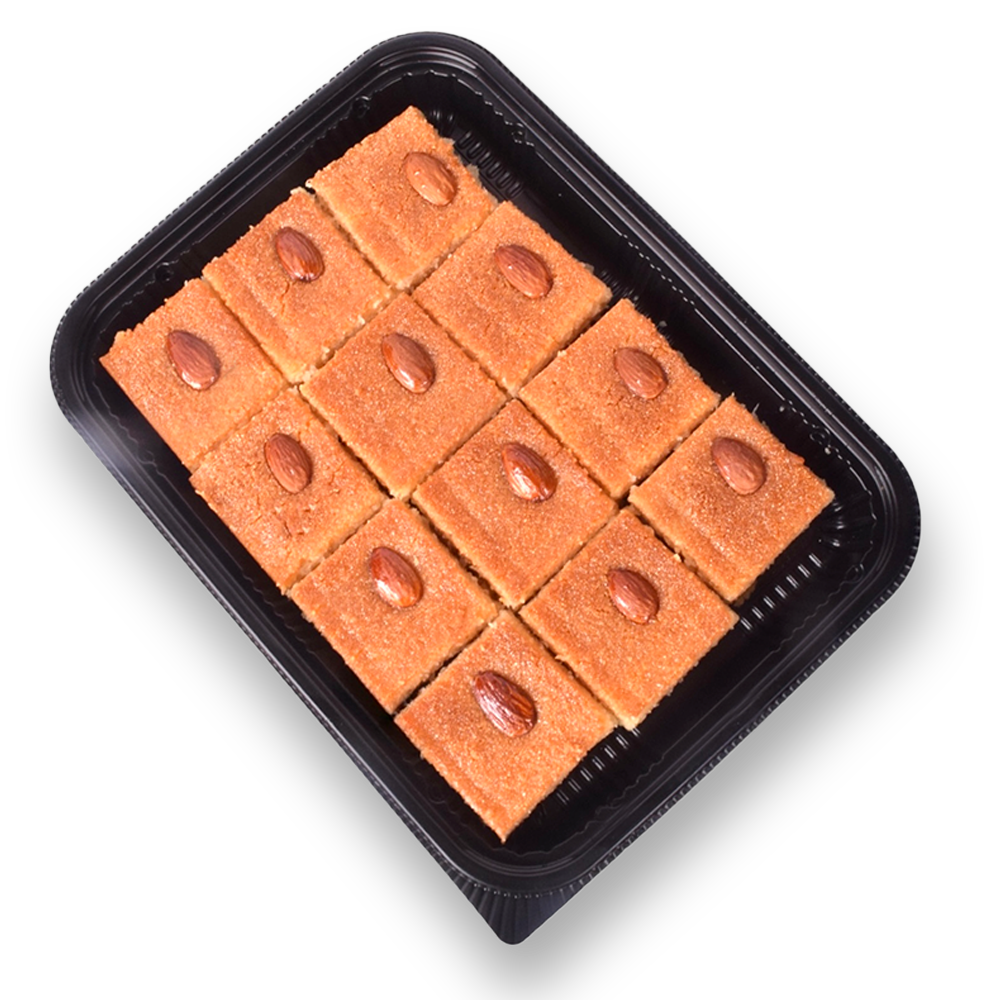 PLAIN BASBOUSA BOX - Al Gharafa Bakery